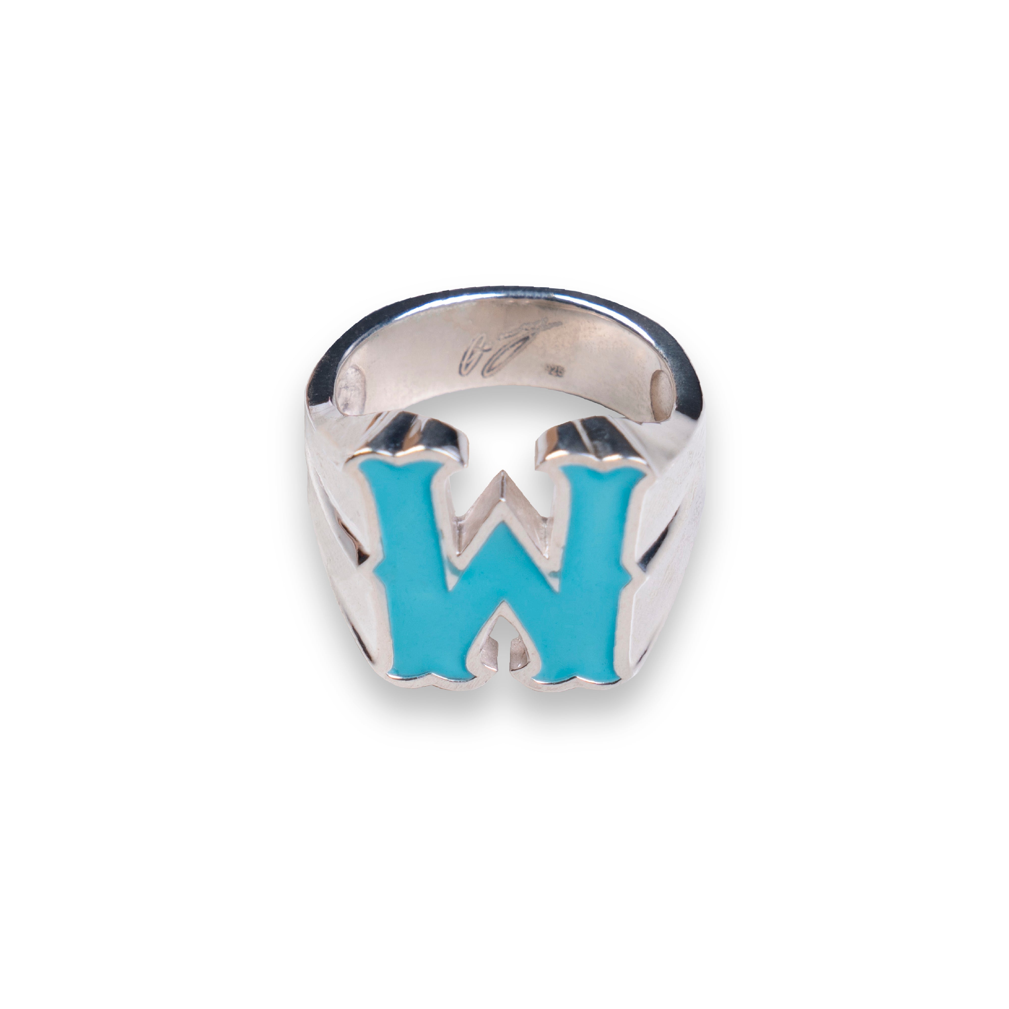 W Ring (Blue) - Gemmy Jewelry – BUDDY FACTORY